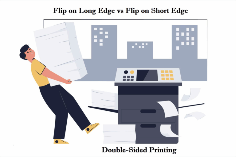 Flip On Short Edge là gì? Hướng dẫn in 2 mặt đúng chuẩn