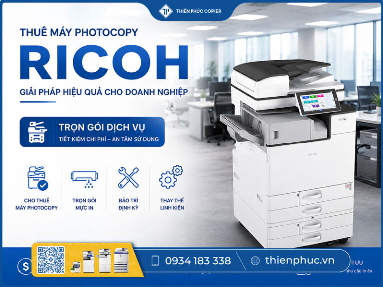 Lợi ích thuê máy photocopy Ricoh tại Thiên Phúc Copier